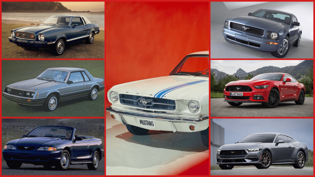 Ford Mustang: Cómo ha cambiado en 60 años de historia - AutoDinámico