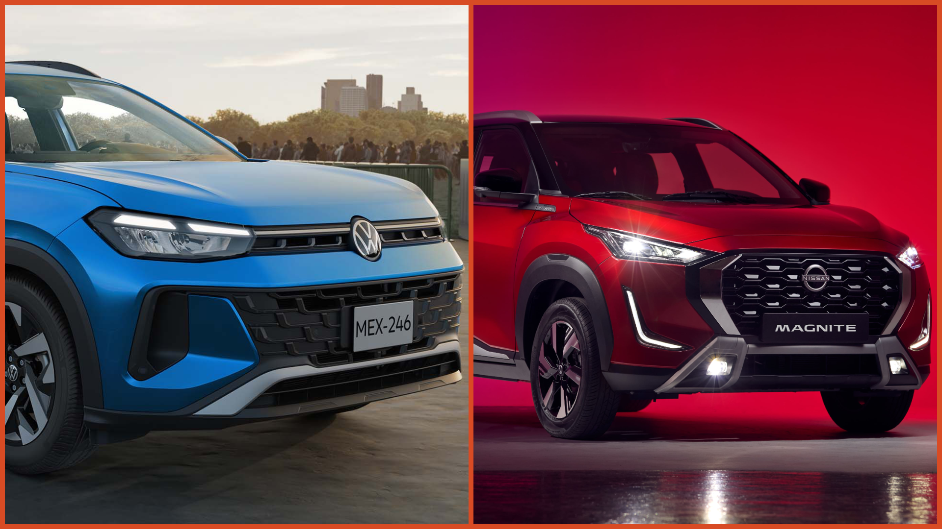 Nissan Magnite y Volkswagen Tera qué ofrecen